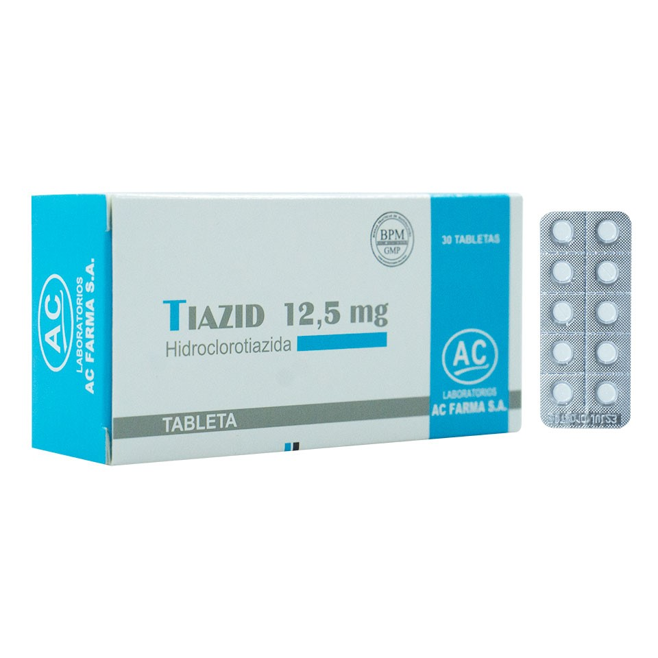 Tiazid 12.5mg Tabletas — ByS