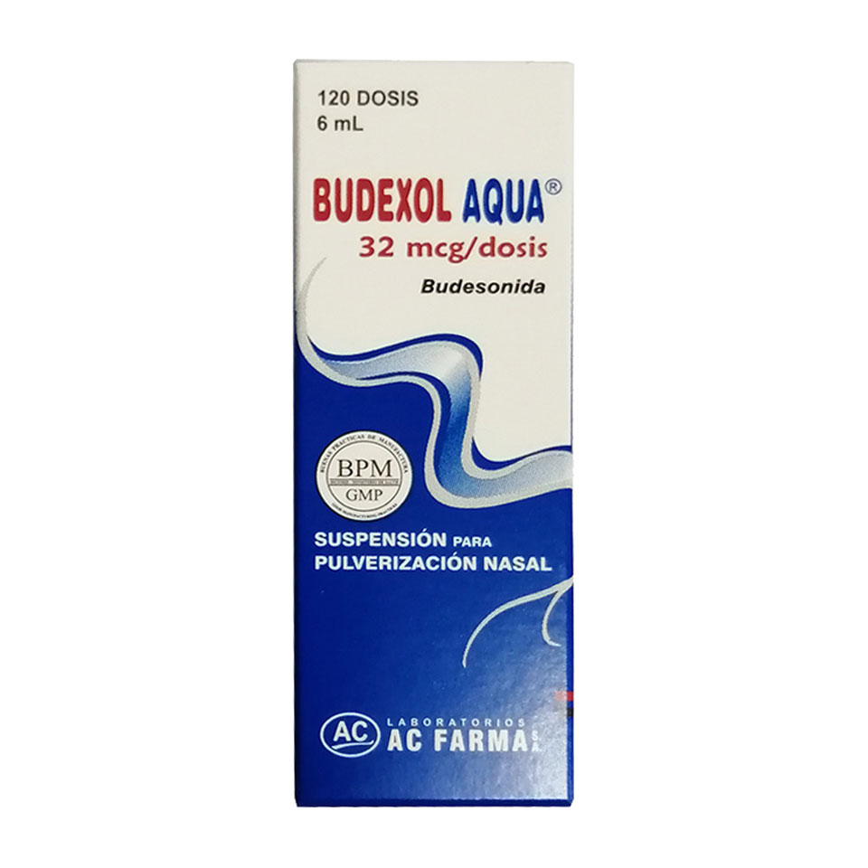 Budexol Aqua 32mcg 120 Dosis — ByS